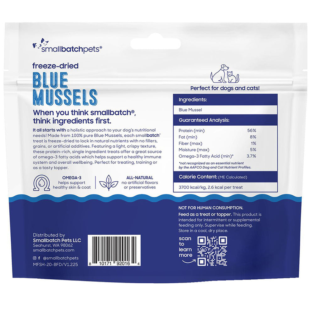 FreezeDried Blue Mussels – The Good Dog Store