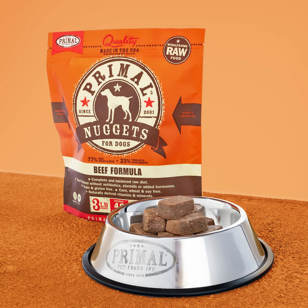 Primal Raw Frozen Nuggets - Beef Formula – The Good Dog Store