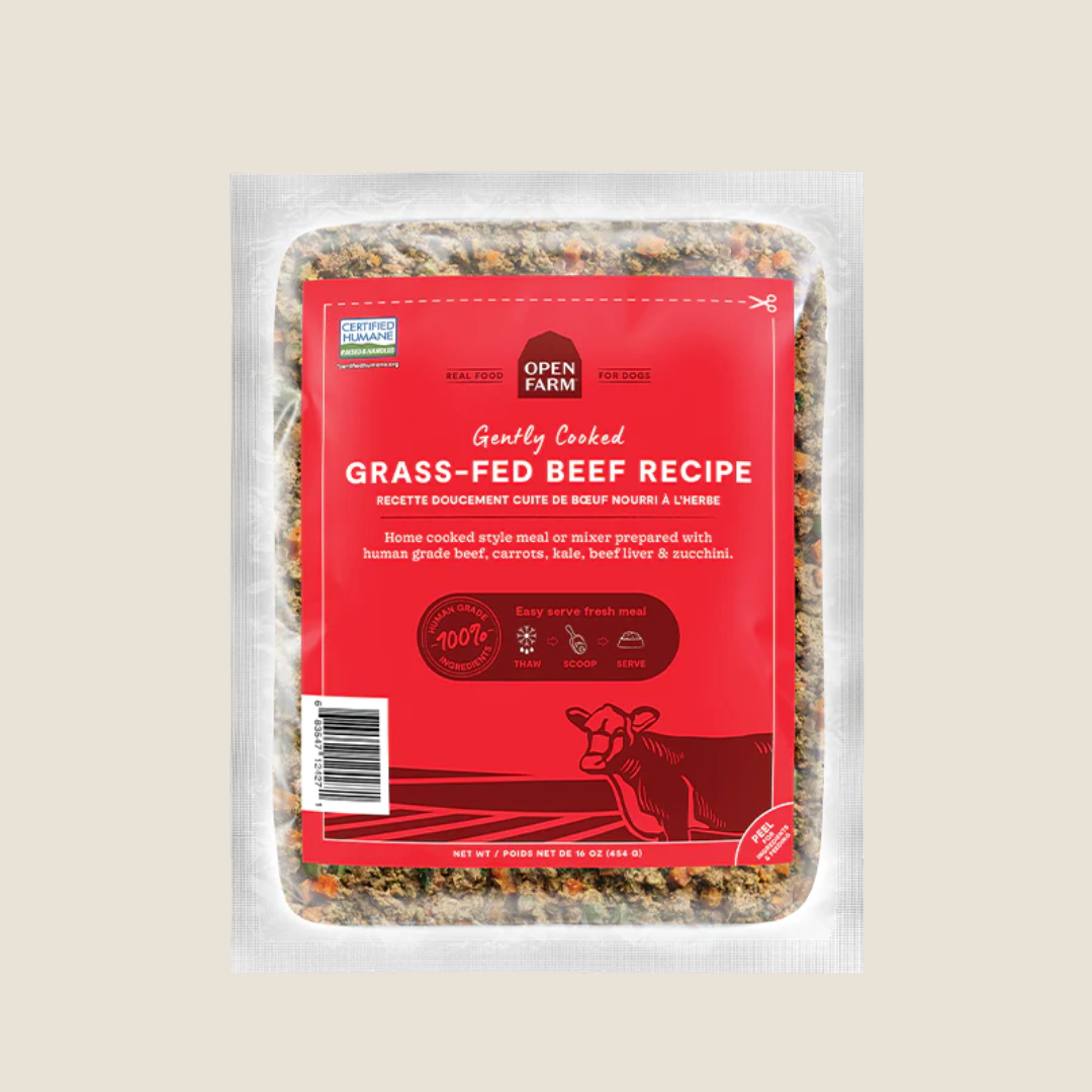 Open Farm - Grass-Fed Beef Gently Cooked Recipe – The Good Dog Store